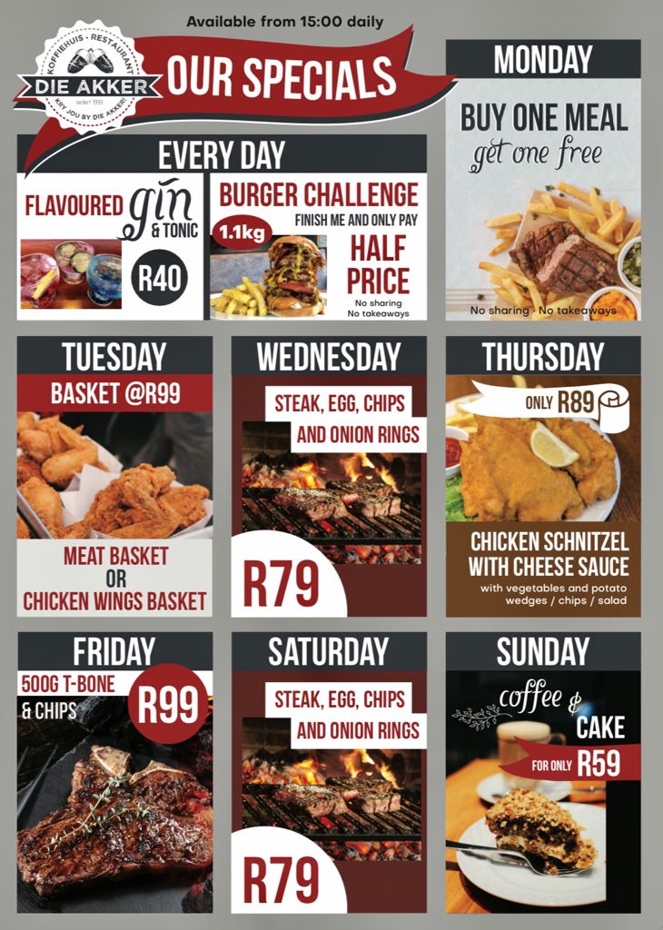 Die Akker Koffiehuis Promotions